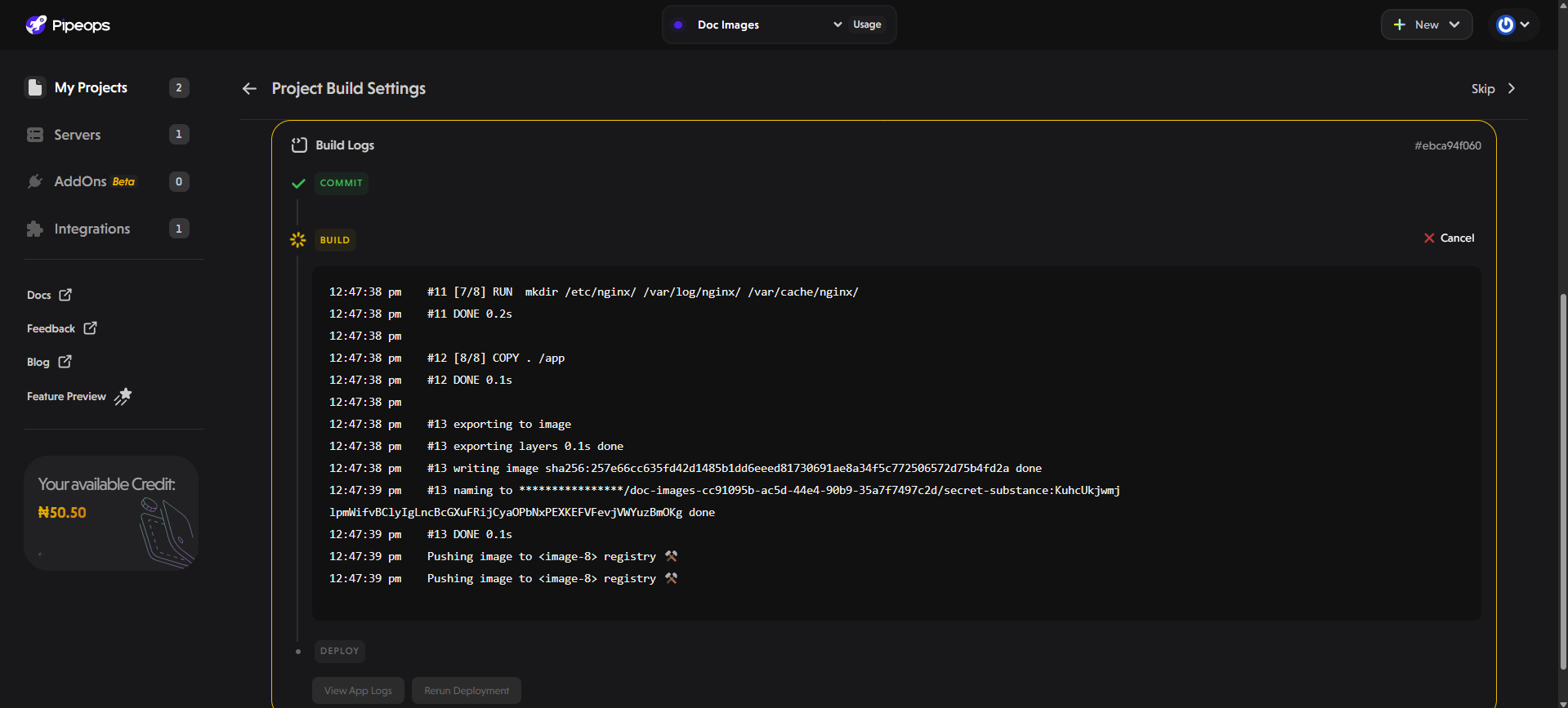 Project Deployment | PipeOps Docs